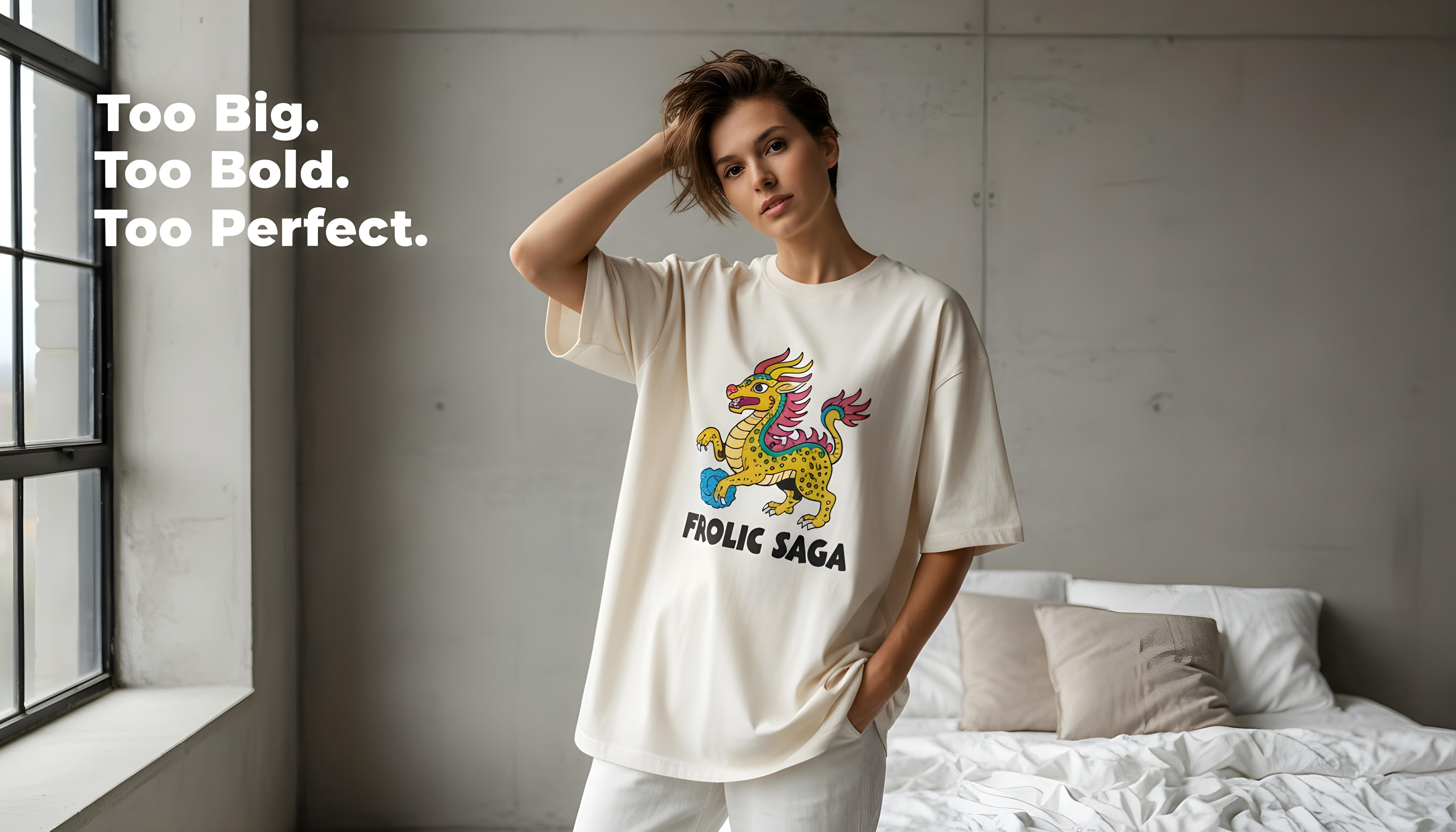 Why Oversized Never Misses | Frolic Saga Oversized T-Shirts India
