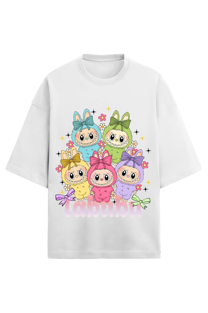 Labubu Pastel Squad Tee – 280 GSM Unisex | French Terry Cotton - Frolic ...